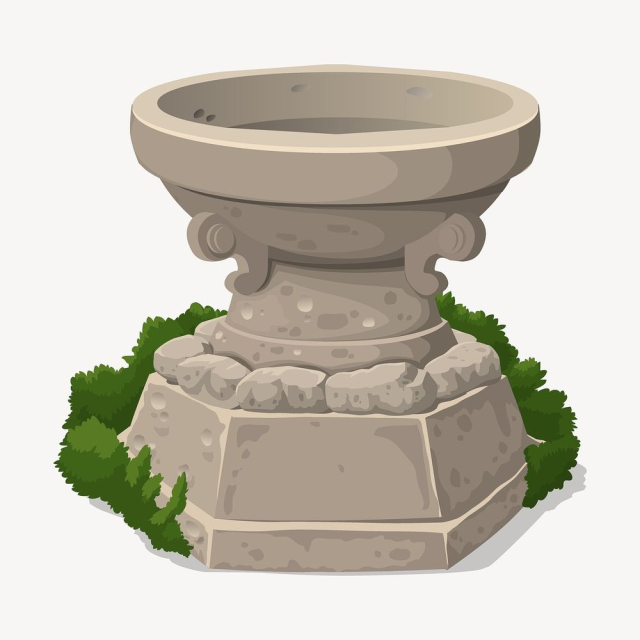 Free: Birdbath icon illustration. Free public | Free Photo - rawpixel ...