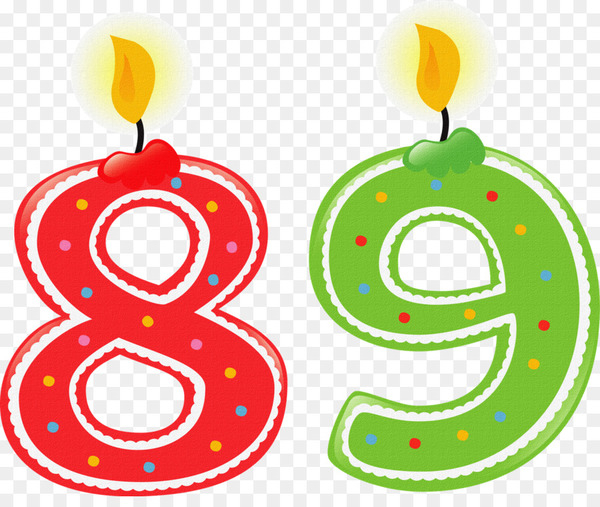 Free: Birthday cake Candle Clip art - numeros - nohat.cc