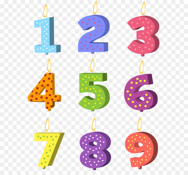 Free: Birthday Candles Set PNG Clip Art Image - nohat.cc