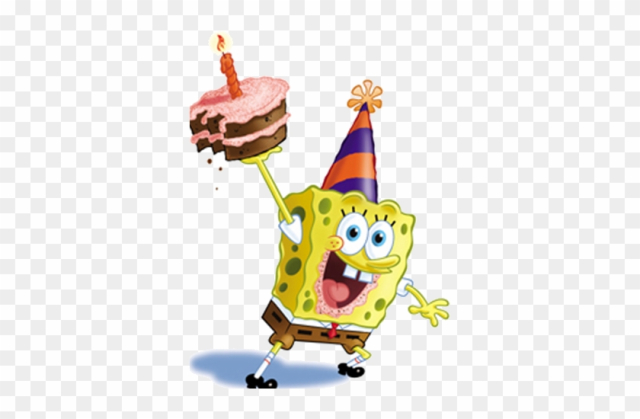 Free: Birthday Png - Spongebob Birthday - nohat.cc
