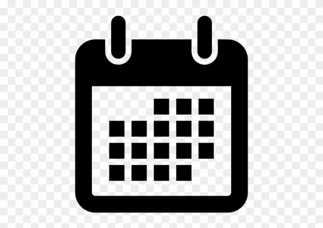 Calendar Black And White Clipart