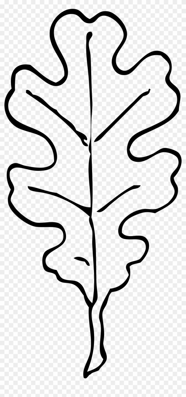Free: Black And White Leaf Clip Art - Black And White Leaf Clip Art ...
