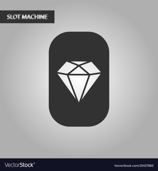 Free: Black and white style poker diamond vector image - nohat.cc