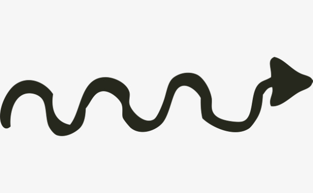 Free: Black Arrow Line, Line Clipart, Bend, Arrow Bending PNG and ...