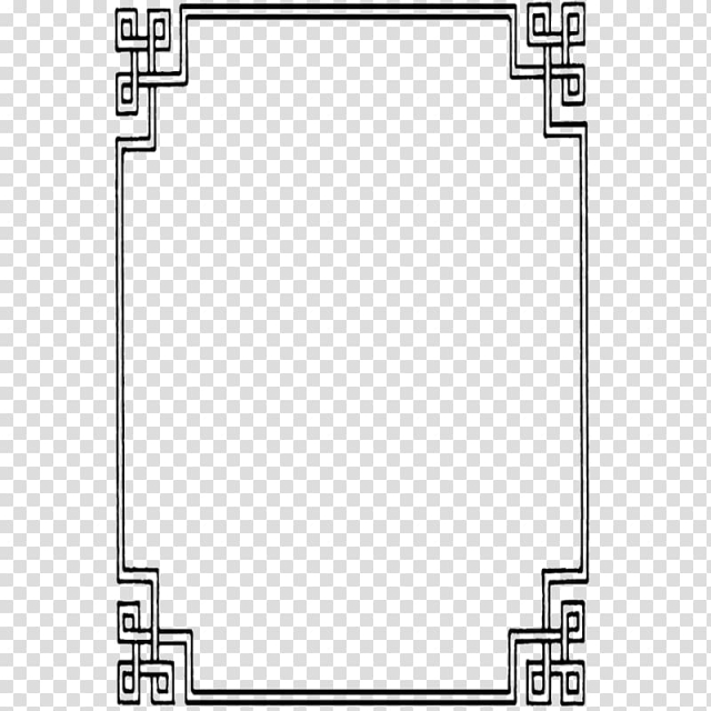 Free: Black boarder line illustration, Menu , Menu Border transparent ...