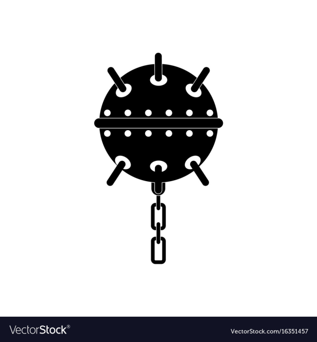 Free: Black icon on white background military naval mine vector image ...