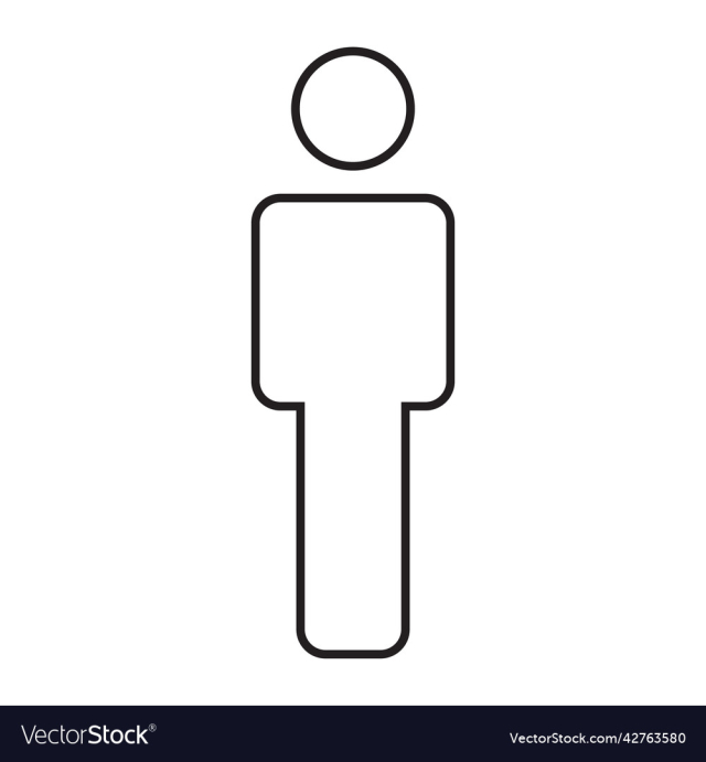 Free: black man line art icon - nohat.cc