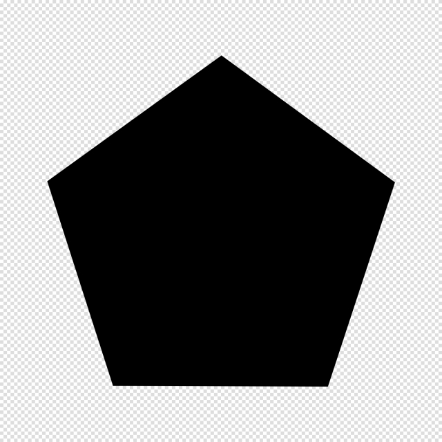 Free: Black Pentagon PNG Free Download - nohat.cc