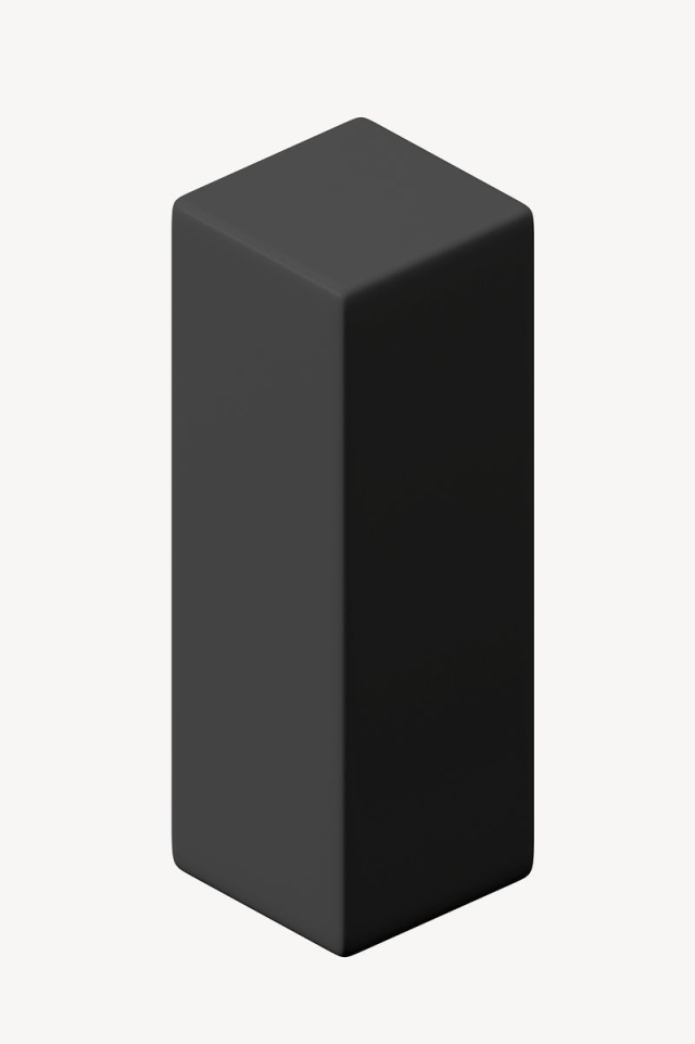 Free: Black rectangle shape, 3D geometric | Free Photo - rawpixel ...