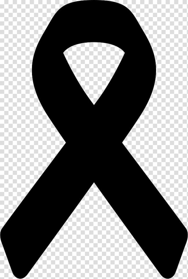 Free: Black ribbon illustration, Black ribbon National day of mourning ...