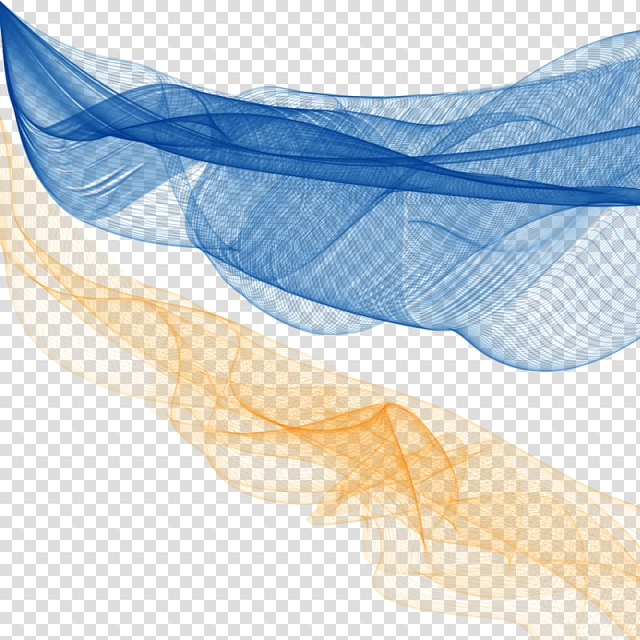 Free: Blue and orange lines art, Line Blue Curve Pattern, curve ...