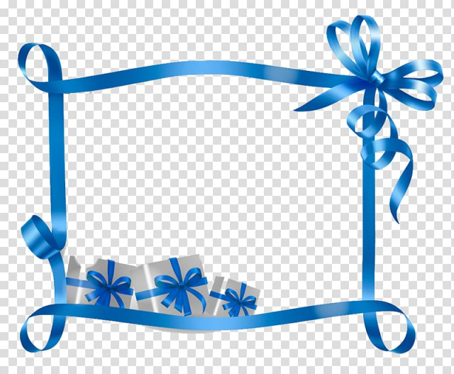Free: Blue border decor, Christmas Name tag Gift Template Holiday, Blue ...