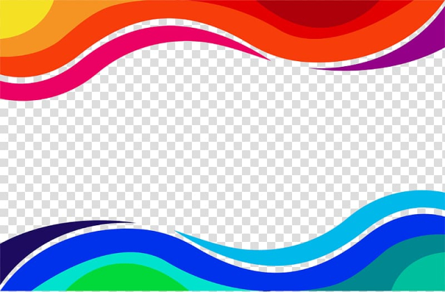 red and blue wave png