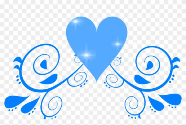 Free: Blue Heart Swirl Clip Art At Clkercom Vector Clip Art - Wedding ...