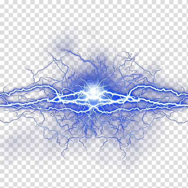 Free: Blue lighting, Lightning Icon, Blue Fresh Lightning Effect ...