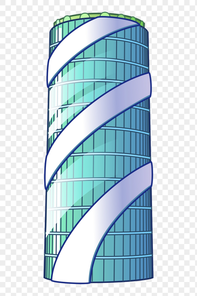 Free: Blue modern png building sticker, | Free PNG - rawpixel - nohat.cc