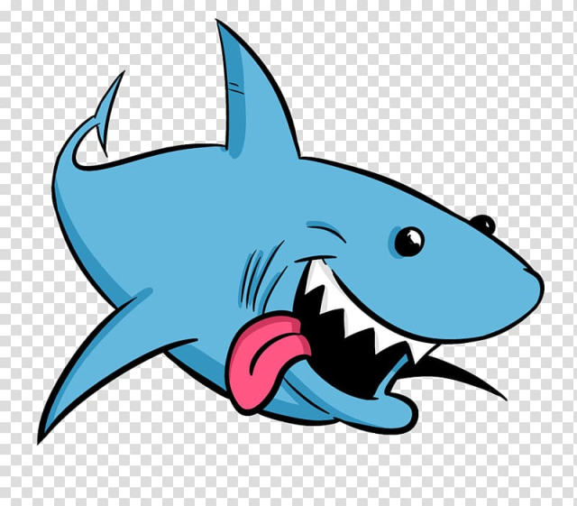 Blue Shark Drawing Blue Shark | Print & Cut File – CraftSmithco