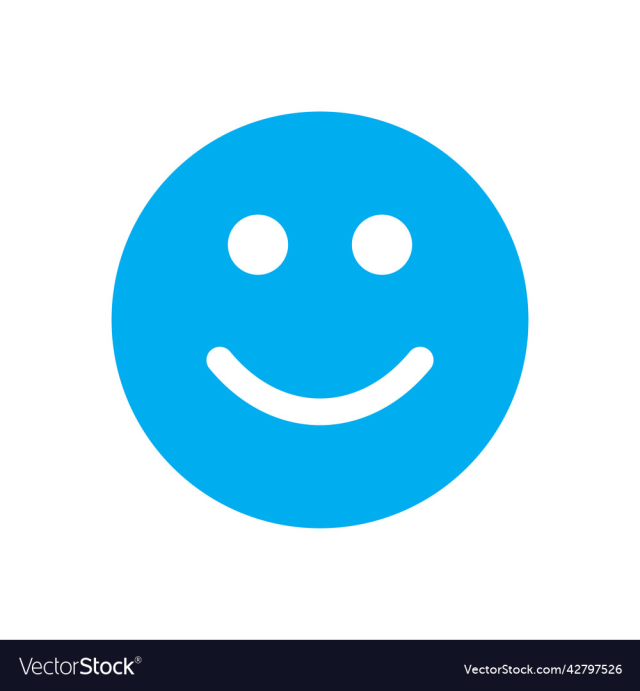 Free: blue smile solid icon - nohat.cc
