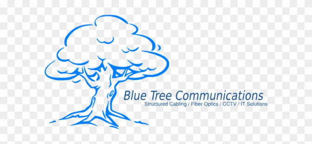 Free: Blue Tree Logo Svg Clip Arts 600 X 307 Px - Drawing Image Banyan ...