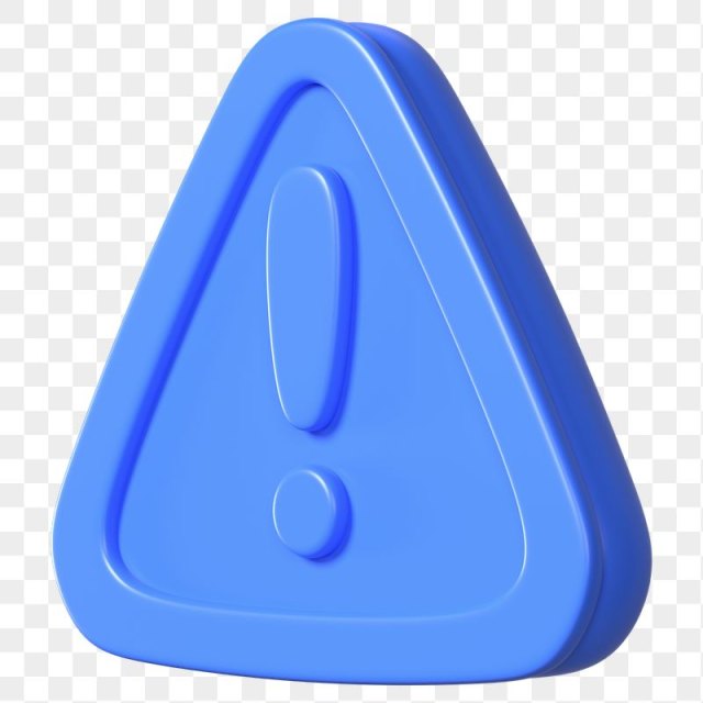 Free: Blue warning sign png 3D | Free PNG - rawpixel - nohat.cc
