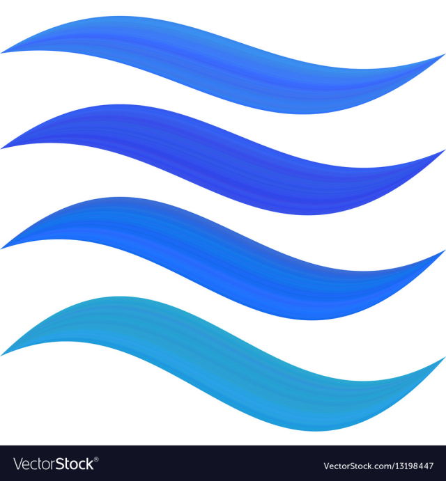 Free: Blue water symbol element set vector image - nohat.cc