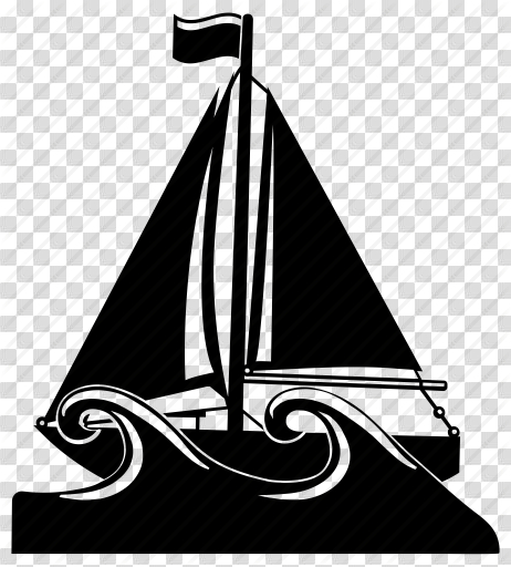 Free: Boat, sailing boat, sea, sealife, ship, storm, wave icon - nohat.cc