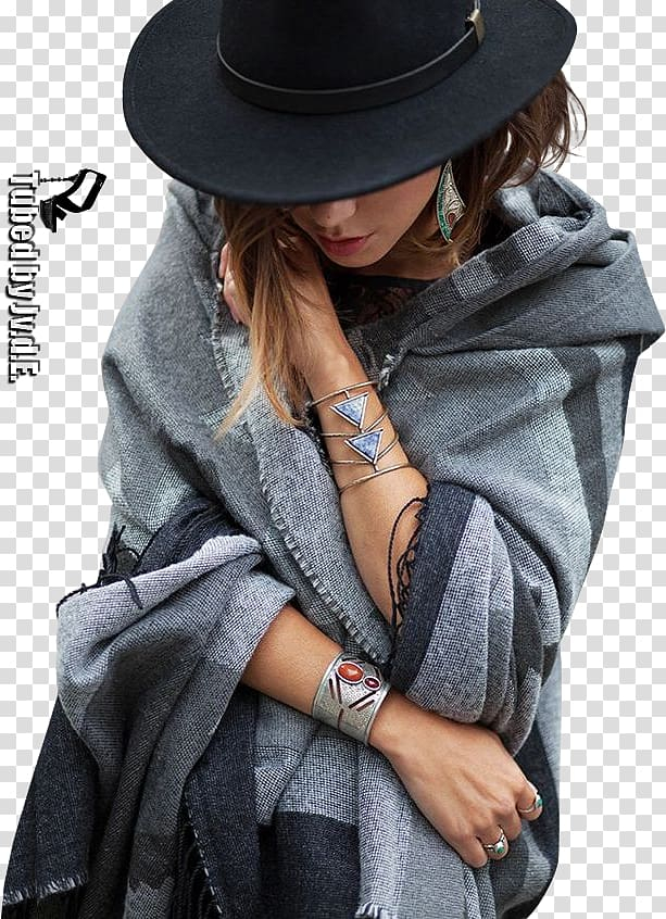 Free: Boho-chic Street fashion Bohemian style, winter transparent ...