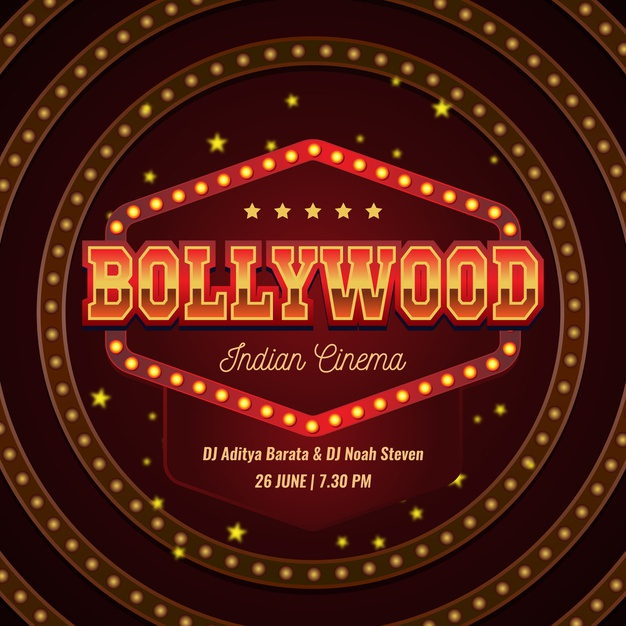 Free: Bollywood style party poster template Free Vector - nohat.cc