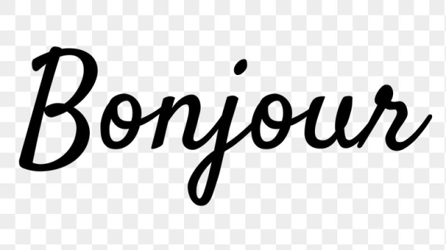 Free: Bonjour word png, simple typography | Free PNG - rawpixel - nohat.cc