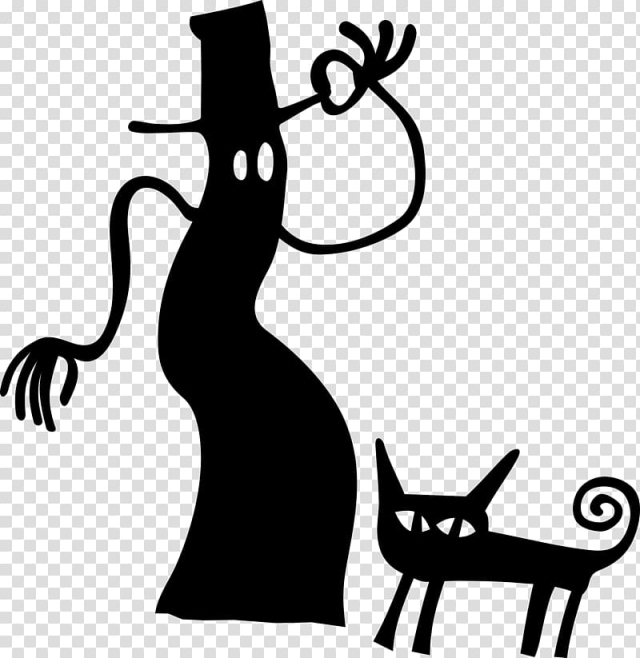 Free: Boogeyman Drawing , black cat transparent background PNG clipart ...