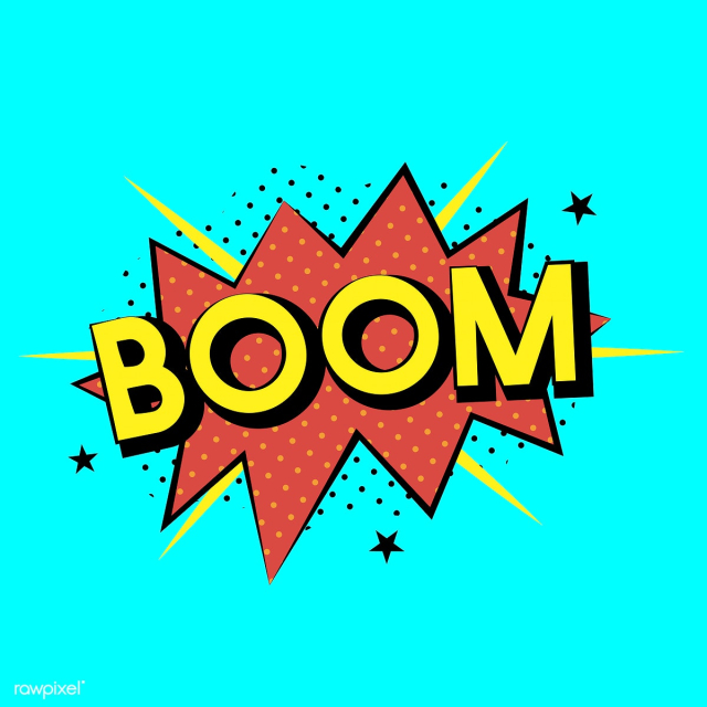 Free: Boom explosion vector | Free stock vector - 77395 - nohat.cc