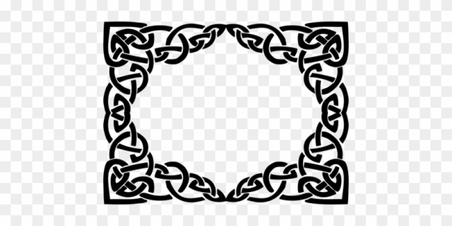 Celtic Knot Border Vector Vector Celtic Knot Border Illustration Stock