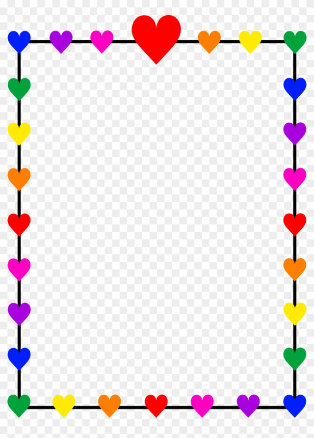 Free: Borders And Frames Clip Art - Heart Border - nohat.cc