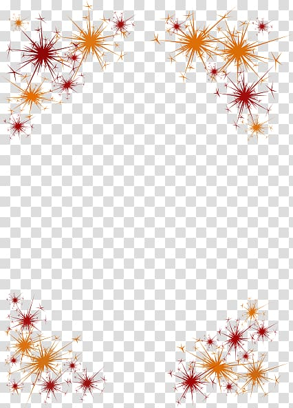 Fireworks Clip Art Border