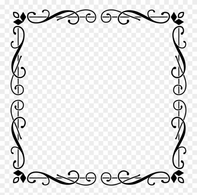 Decorative Frame Border Clip Art Free Decorative Border Design Clipart
