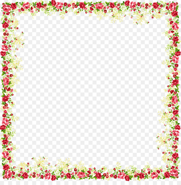 Free: Borders and Frames Picture Frames Flower Clip art - flower frame ...
