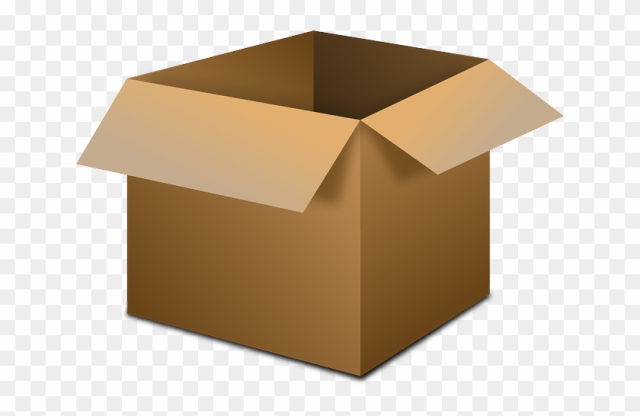 Open Cardboard Box Png