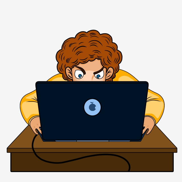 Free: Boy Playing Computer, Boy Clipart, Computer Clipart, People ...