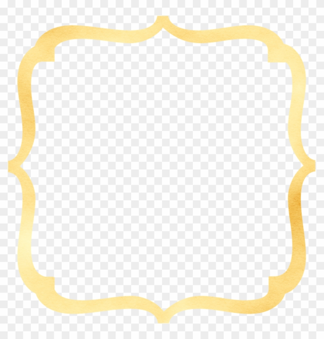 Free: Bracket Frame Border - Gold Bracket Frame Clipart - nohat.cc