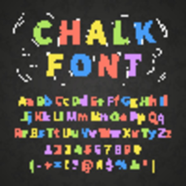 Free: Bright colorful retro hand drawn alphabet letters drawing with ...