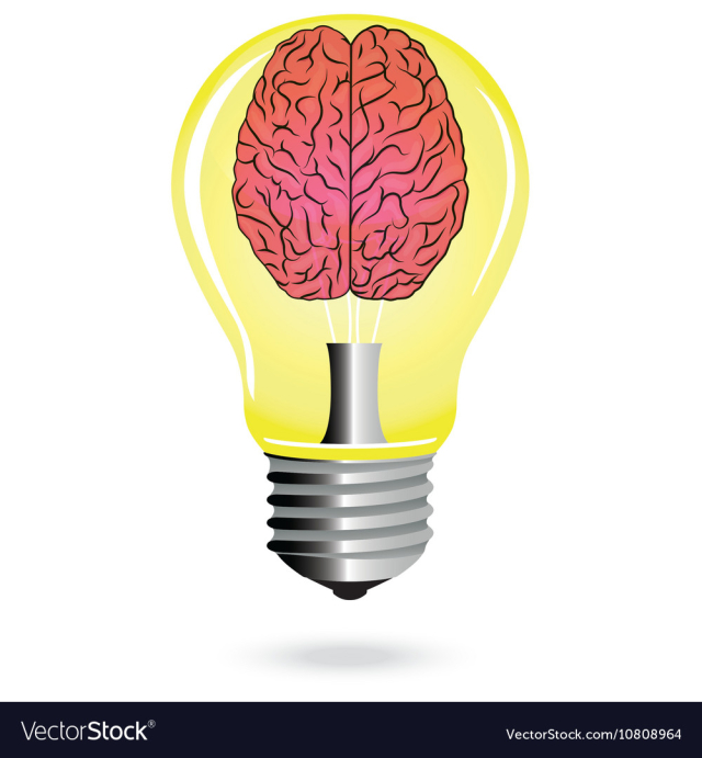 Free: Bright Idea brain light bulb Royalty Free Vector Image - nohat.cc