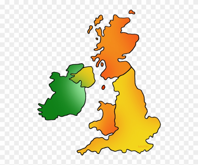 Free: Britain Clipart Britain Map - Great Britain Ireland Map - nohat.cc