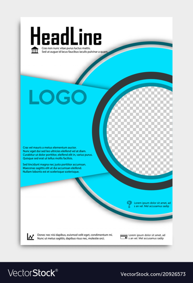 Free: Brochure template flyer design background include vector image ...