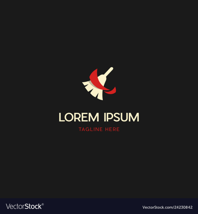 Free: Broom work object logo design vector image - nohat.cc