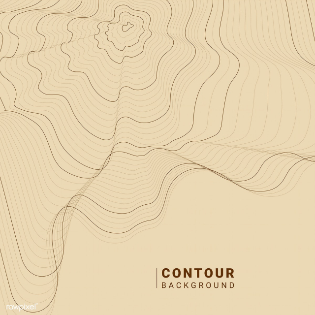 Free: Brown abstract contour lines illustration | Free stock vector ...