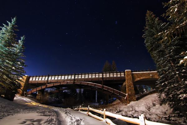 Free: brown bridge during nighttime - nohat.cc