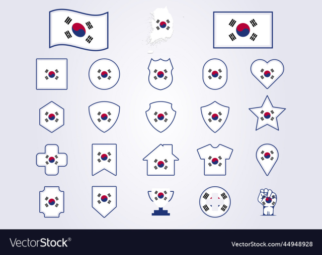 Free: bundle of south korea icon flag symbol sign - nohat.cc