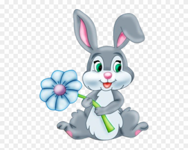 Free: Bunnies Clipart Transparent Background - Cute Cartoon Easter ...