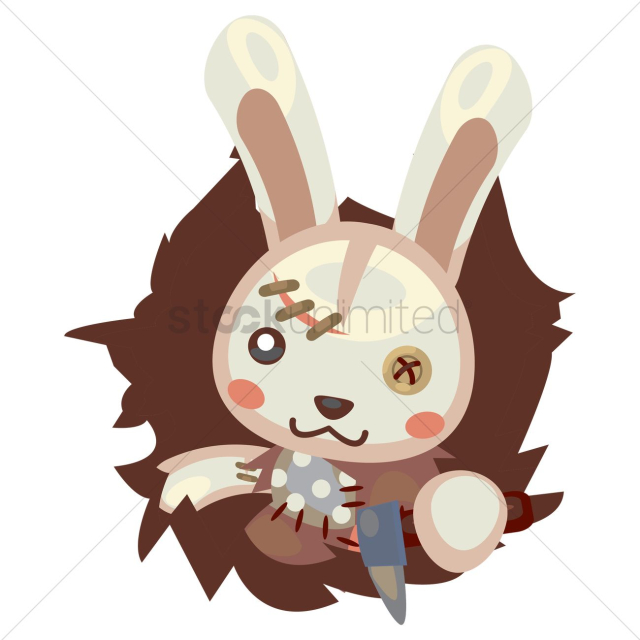 Free: Bunny tearing the paper - nohat.cc