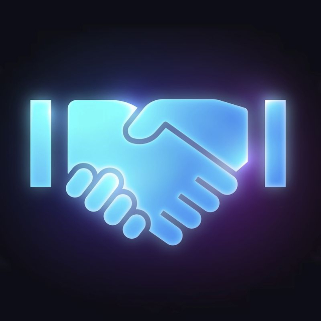 Free: Business handshake icon, neon glow | Free Icons - rawpixel - nohat.cc